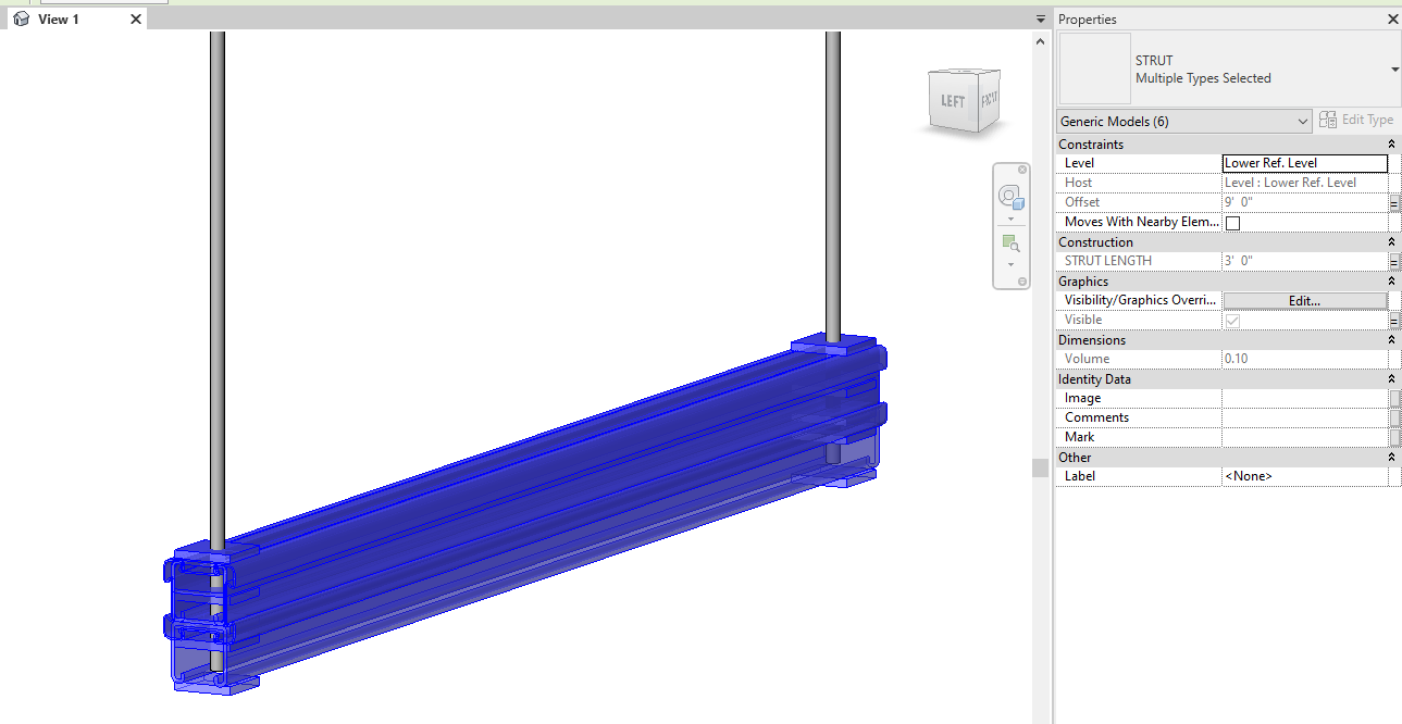 Building smart Revit families: Reducing the size of nested families